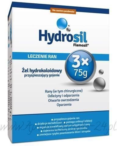 Hydrosil leczenie ran żel 3x75g - Opinie, cena na Ceneo.pl
