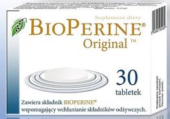 Bioperine Original 5mg 30 Tabletek - Opinie i ceny na Ceneo.pl
