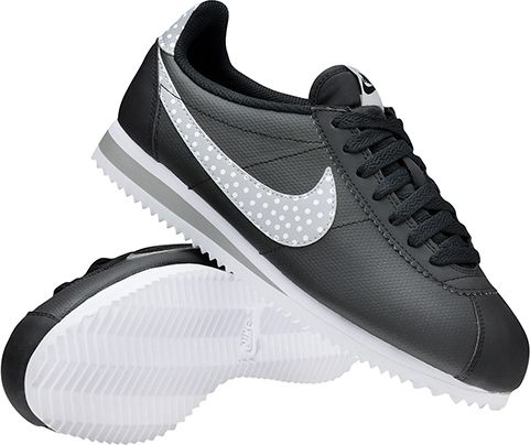 Buty Nike Wmns Classic Cortez Leather "Polka Swoosh - Black" (398436 ...