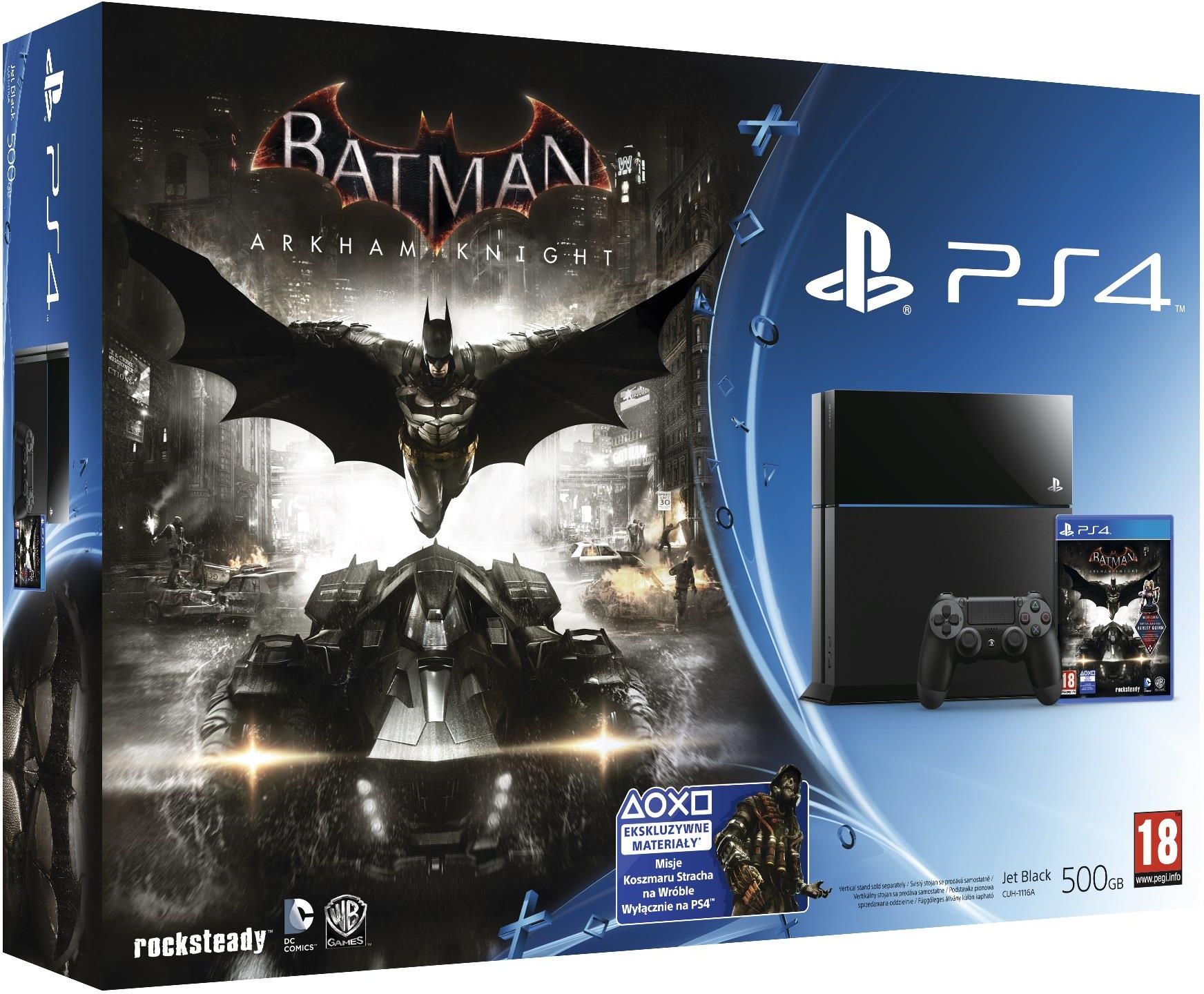 Sony PlayStation 4 500 GB + Batman Arkham Knight - Ceny i opinie - Ceneo.pl