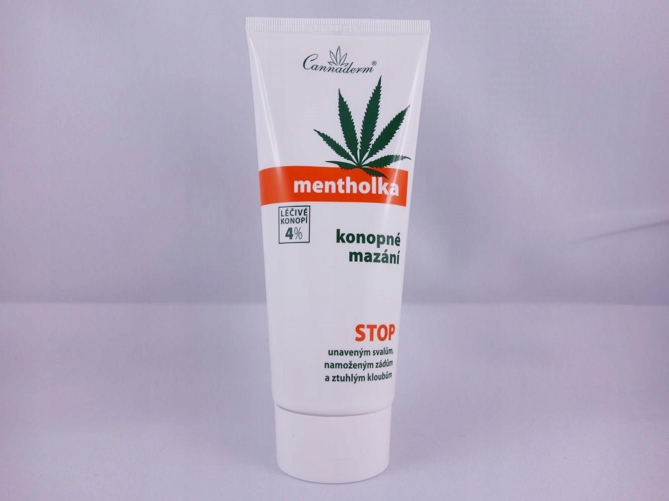 Preparat medycyny naturalnej Cannaderm Mentholka Żel Na Bóle Mięśniowe ...