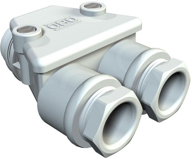 Obo Dławik kablowy podwójny 113 pg13.5 lgr gwint pg 13.5 do kabla dn6.5 ...