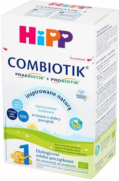 HIPP 1 BIO Combiotik mleko początkowe 600G - Ceny i opinie - Ceneo.pl