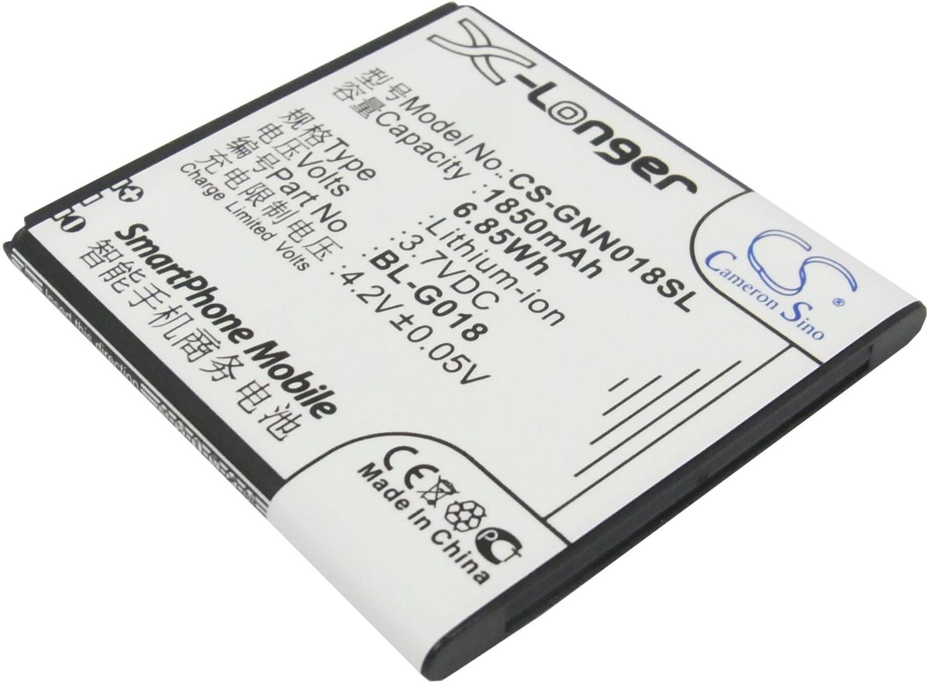 Bateria Cameron Sino Gionee C700 / Bl-G018 1850Mah 6.85Wh Li-Ion 3.7V (CS-GNN018SL) - Opinie i ...