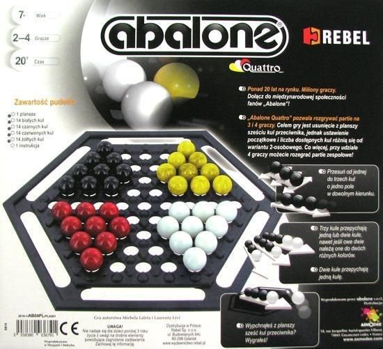 Abalone Quattro - Gra planszowa. Ceny i opinie - Ceneo.pl