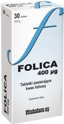Folica Tabletki 400 Mcg 30 Tabl. - Opinie i ceny na Ceneo.pl