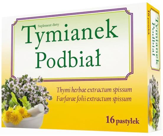 Tymianek Podbiał (Nord Farm) 16 Pastylek - Opinie i ceny na Ceneo.pl