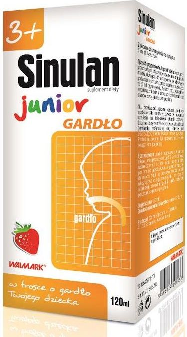 Sinulan Junior Gardło Płyndoustny 120Ml - Opinie i ceny na Ceneo.pl