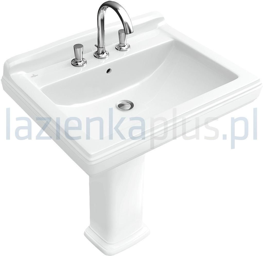 Umywalka Villeroy&Boch Weiss Alpin CeramicPlus Hommage 75x58 7101LGR1 ...