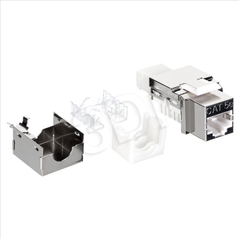 Telegaertner Gniazdo keystone RJ45 Cat.5e FTP Białe (J00029A0045 ...