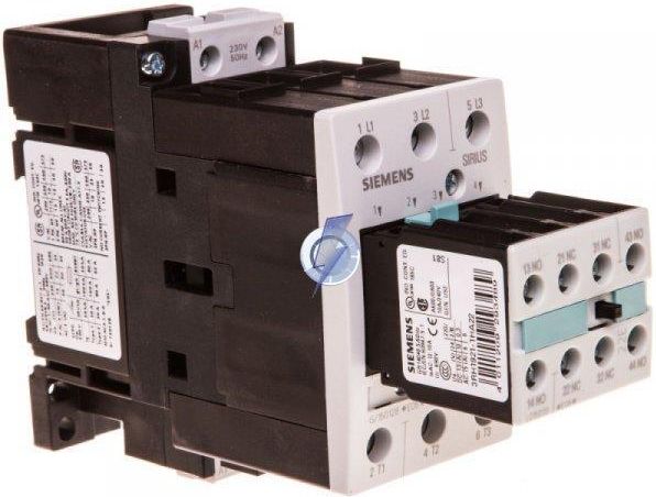 Bezpiecznik Siemens Stycznik mocy 50a 3p 22kw 230V ac 2z 2r s2 IP00 112 ...