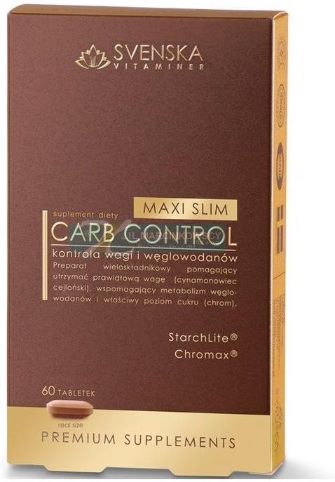 Maxi Slim Carb Control Tabl. 0,5G 60 Tabl. - Opinie i ceny na Ceneo.pl
