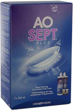 Aosept Plus płyn do soczewek 2X360 ml - Opinie i ceny na Ceneo.pl