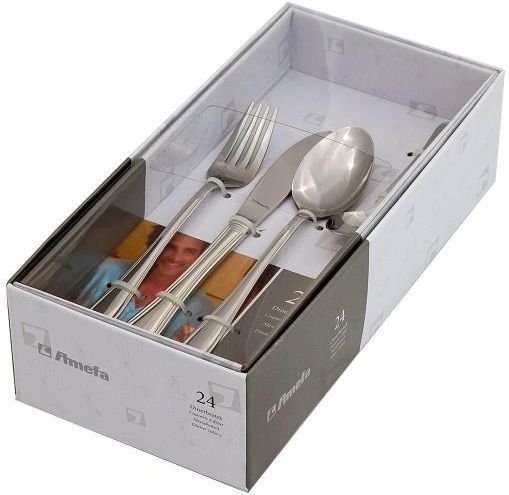 Amefa Basic Komplet Sztućców w Pud. Tb 24el Barcelona Basic - Opinie i ...