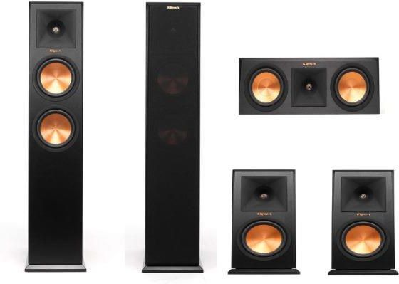 Klipsch Reference Premiere RP-260F + RP-160M + RP-250C czarny - Opinie ...