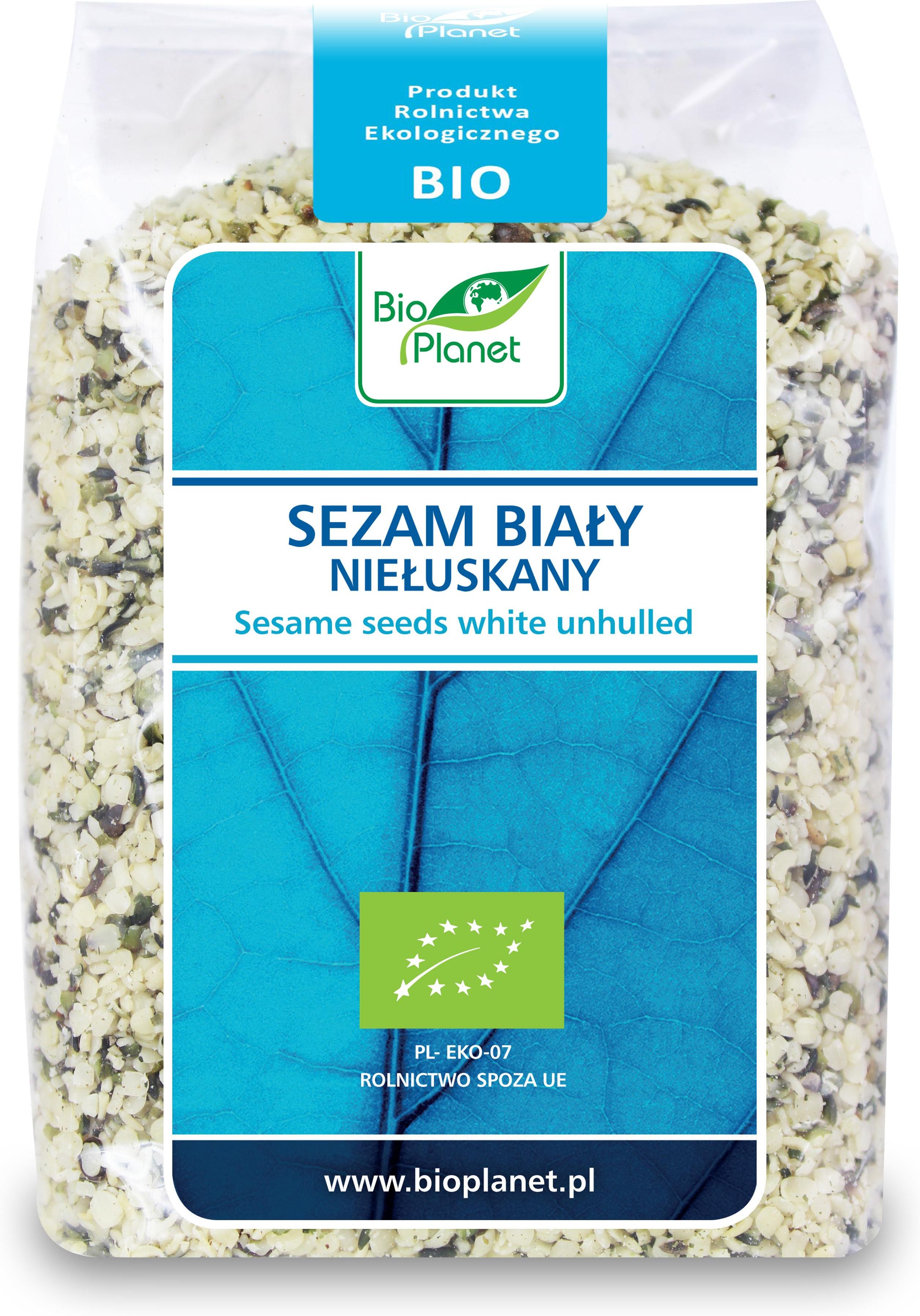 Bio Planet Sezam Biały Niełuskany Bio 250g - Ceny i opinie - Ceneo.pl