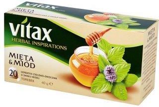 Herbata Vitax Herbata Inspirations Mięta&Miód 20 Torebek - Ceny i ...