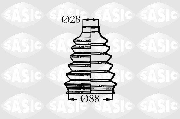 Półoś SASIC Zestaw osłon, półoś napędowa 4003455 - Opinie i ceny na ...