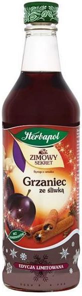 Herbapol Zimowy Sekret Syrop O Smaku Grzaniec Ze Śliwką 420Ml - Ceny i ...