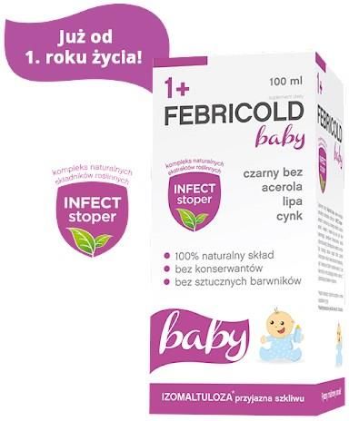 Febricold Baby Syrop 100ml - Opinie i ceny na Ceneo.pl