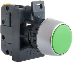 Spamel Przycisk sterowniczy kompletny z guzikiem krytym z samopowrotem 1z 10a 500v IP65 zielony ...