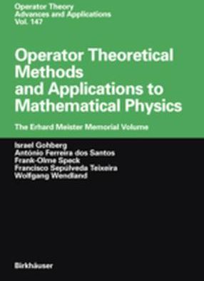 Operator Theory: Advances And Applications - Literatura obcojęzyczna ...