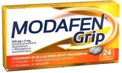 Modafen Grip 24 tabl - Opinie i ceny na Ceneo.pl
