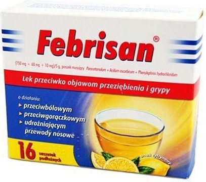Febrisan 16 saszetek - Opinie i ceny na Ceneo.pl