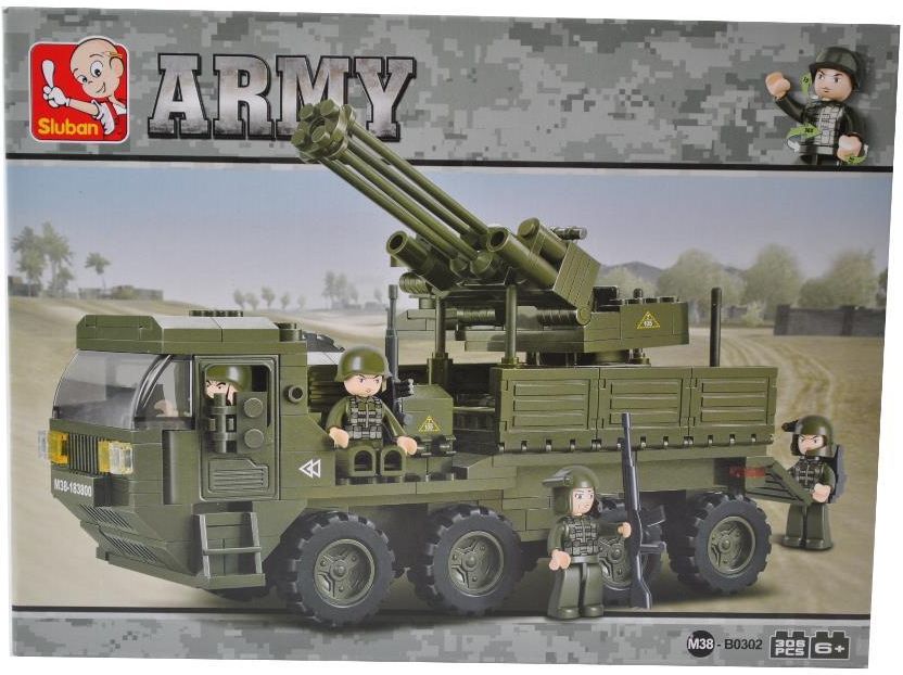 Sluban Army Ciężarówka z działkiem (M38-B0302) - ceny i opinie - Ceneo.pl