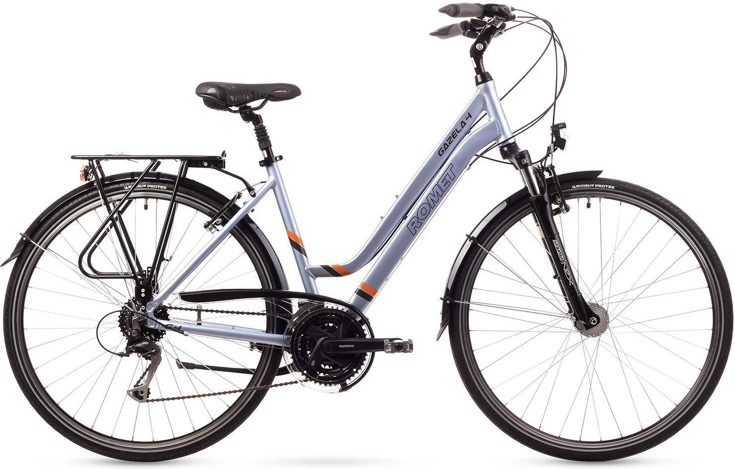 Rower Romet Gazela 4 Srebrny 2016 - Rowery Turystyczne Damskie - Ceny i ...