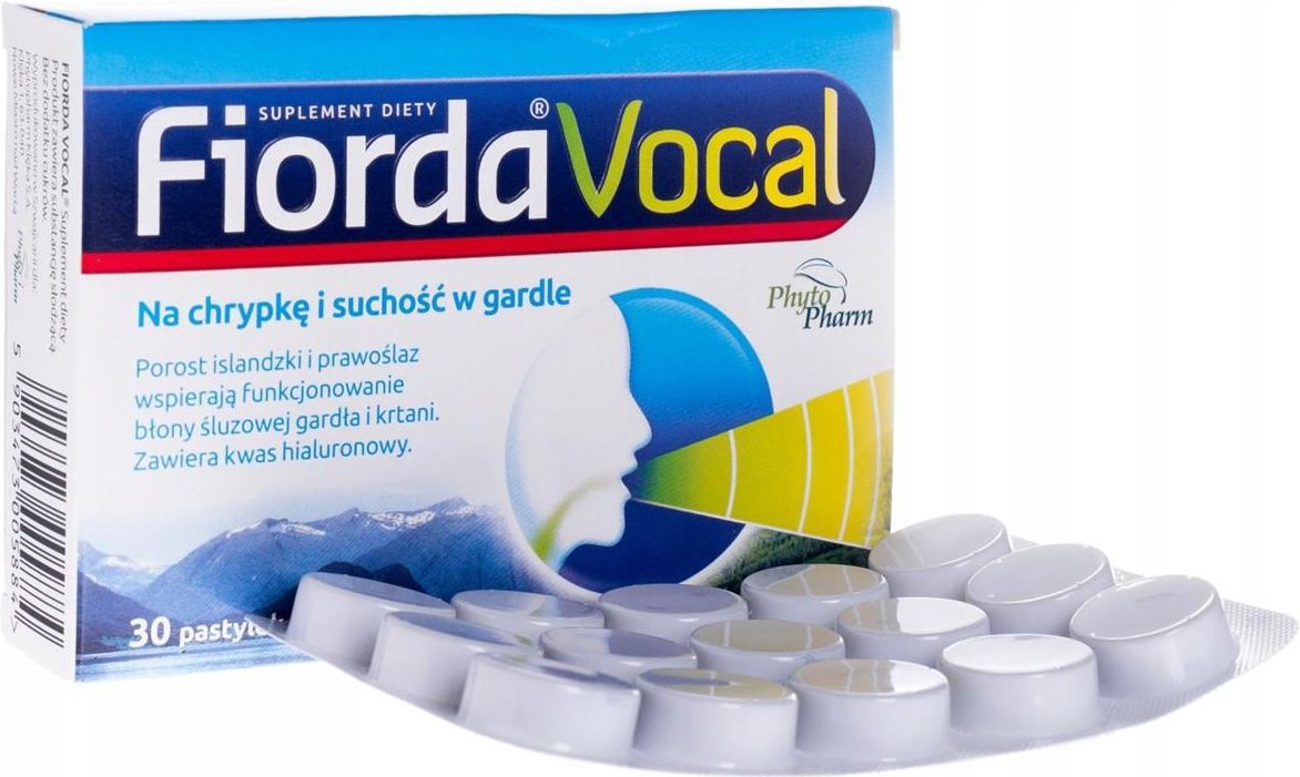 Fiorda Vocal 30pastyl. - Opinie i ceny na Ceneo.pl