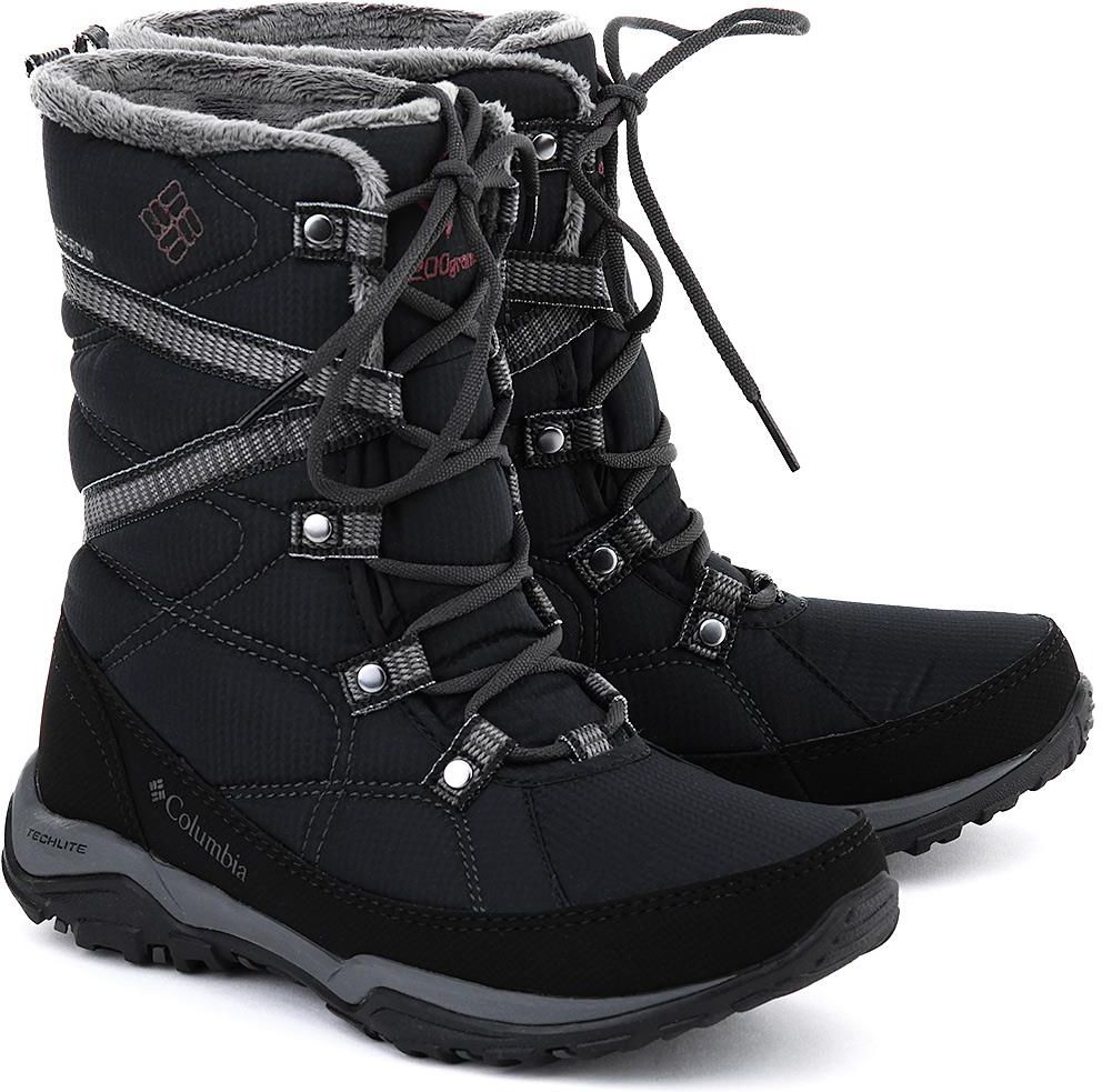 Minx Fire Tall - Czarne Nylonowe Śniegowce Damskie - BL1646-010 - Ceny ...
