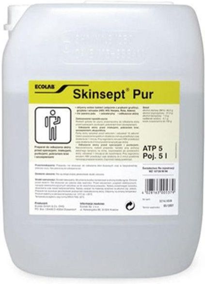 Ecolab Skinsept PUR płyn do dezynfekcji skóry przed zabiegiem 5000ml ...