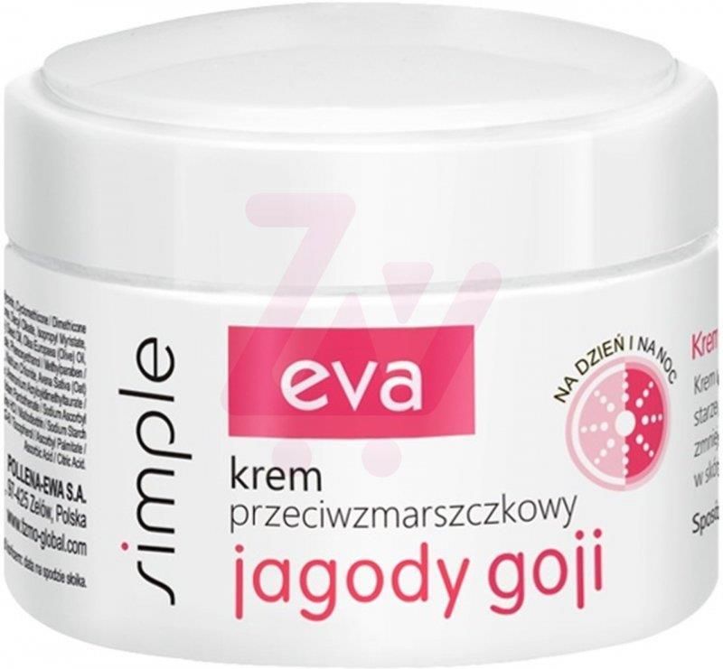 Krem do twarzy Eva Simple Krem Przeciwzmarszczkowy z Jagodami Goji 50ml ...