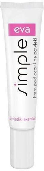 Eva Simple Krem Pod Oczy i Na Powieki ze Świetlikiem Lekarskim 15ml ...