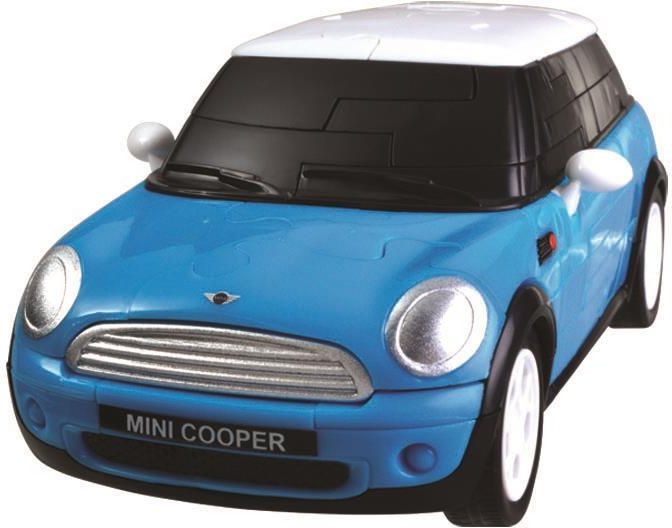 Albi 3D Puzzle niebieski Mini Cooper - Ceny i opinie - Ceneo.pl