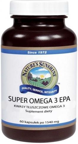 Nature'S Sunshine Super Omega 3 Epa 60 kaps. - Opinie i ceny na Ceneo.pl