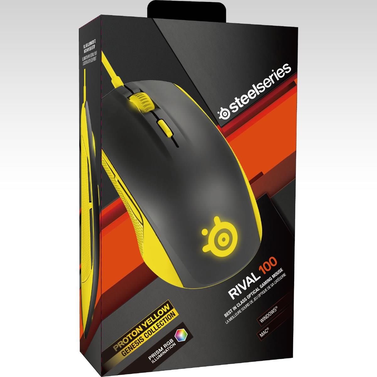 Mysz SteelSeries Rival 100 Proton Yellow (62340) - Opinie i ceny na Ceneo.pl