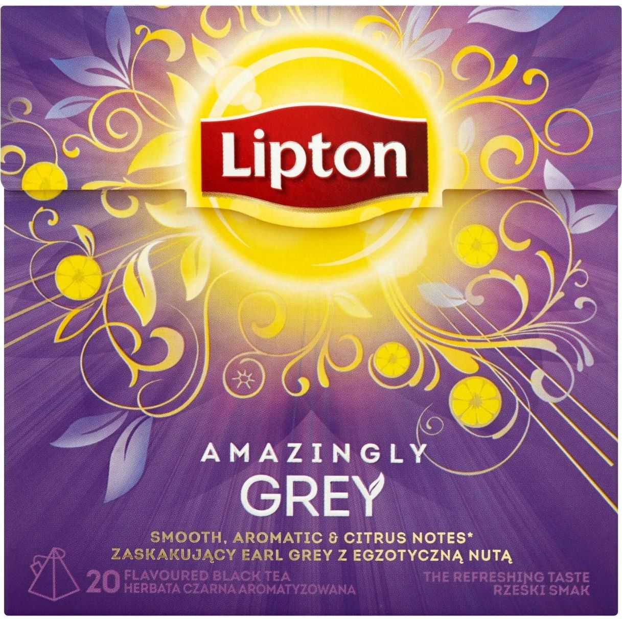 Herbata Lipton 20X1,9G Amazingly Grey Herbata Czarna Aromatyzowana W ...