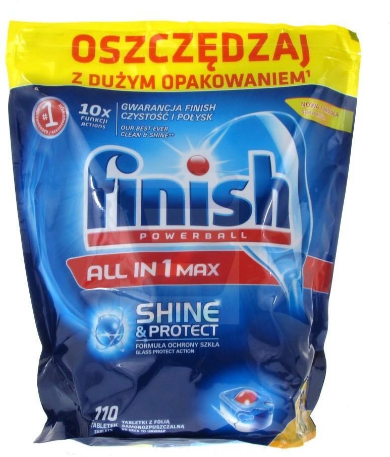Finish Finish All In One Max 110 Tabletek Cytynowy 22612428 - Opinie i ...