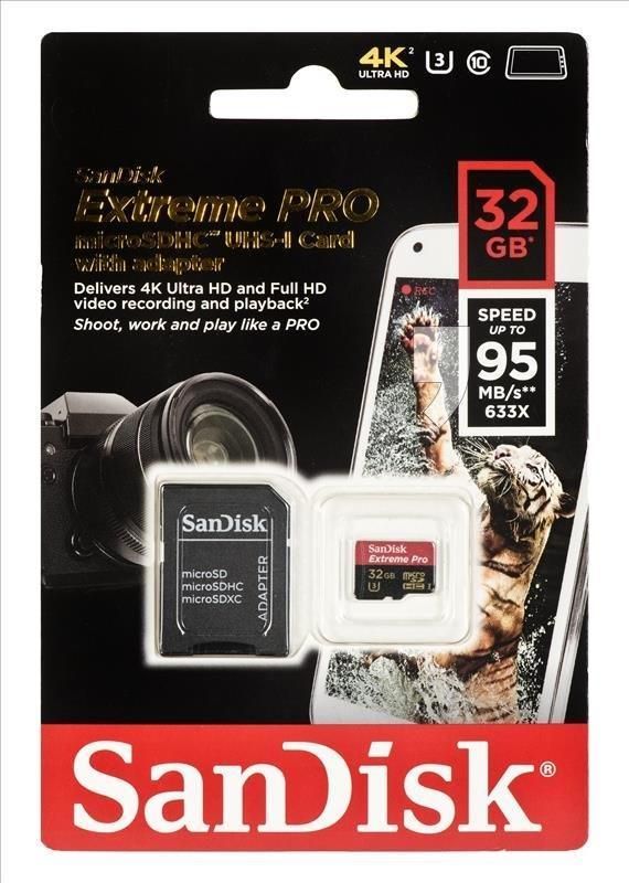 Karta pamięci do aparatu SanDisk Extreme Pro microSDHC 32GB UHS-I (SDSDQXP-032G-X46) - Ceny i ...