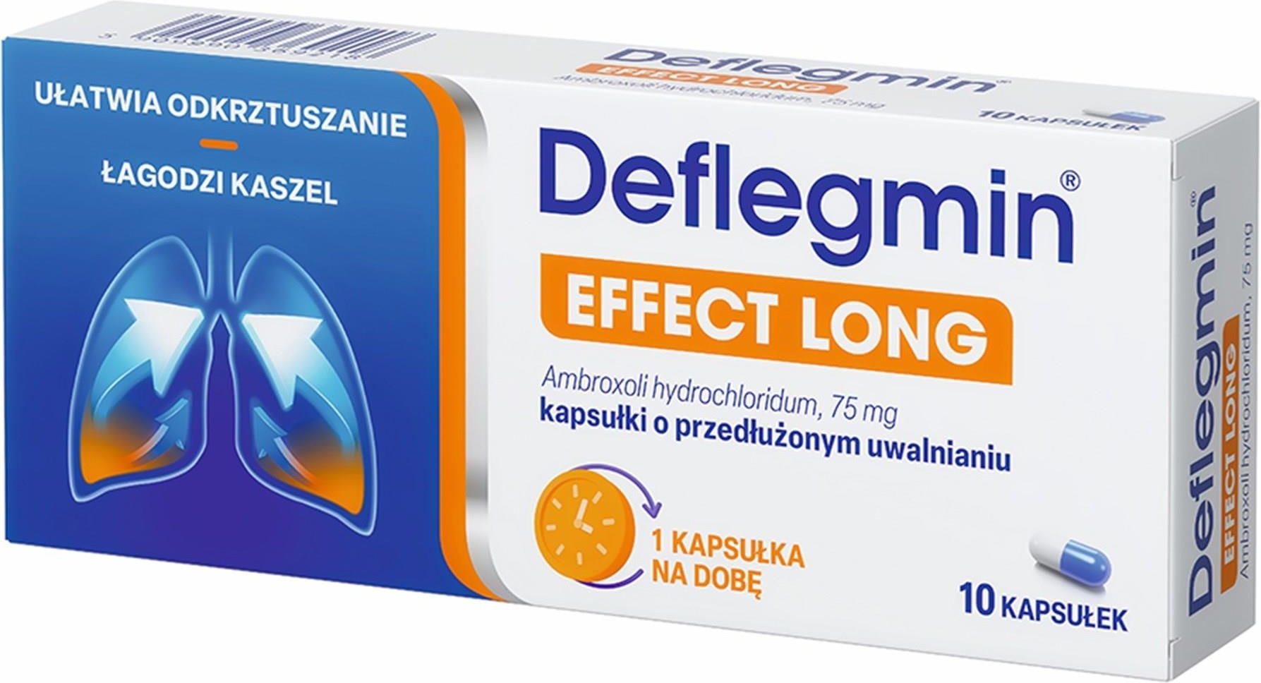 Deflegmin 75 mg 10 kaps. - Opinie i ceny na Ceneo.pl