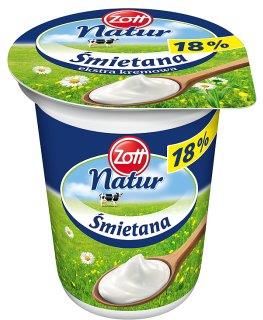 Zott Natur Śmietana 18% 330 g - Ceny i opinie - Ceneo.pl
