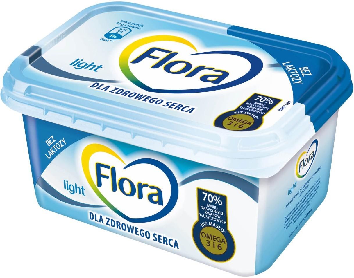 Flora Light Tłuszcz roślinny do smarowania 400 g - Ceny i opinie - Ceneo.pl