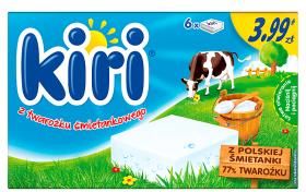 Kiri z twarożku i śmietanki Ser topiony 100 g (6 sztuk) - Ceny i opinie ...