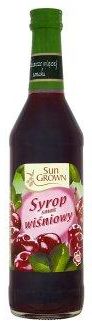 Sun Grown Syrop smak wiśniowy 500 ml - Ceny i opinie - Ceneo.pl
