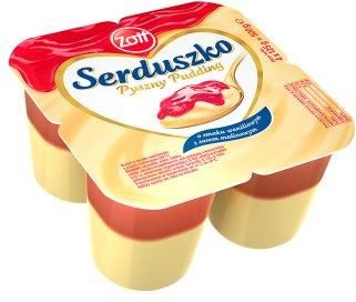 Zott Serduszko Pyszny Pudding o smaku waniliowym z sosem o smaku ...