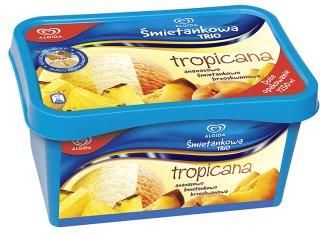 Algida Śmietankowa Trio Tropicana ananasowo śmietankowo brzoskwiniowa ...