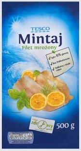 Tesco Mintaj Filet mrożony 500 g - Ceny i opinie - Ceneo.pl