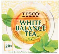 Herbata Tesco White Balance Tea Herbata zielona i biała z płatkami róży ...